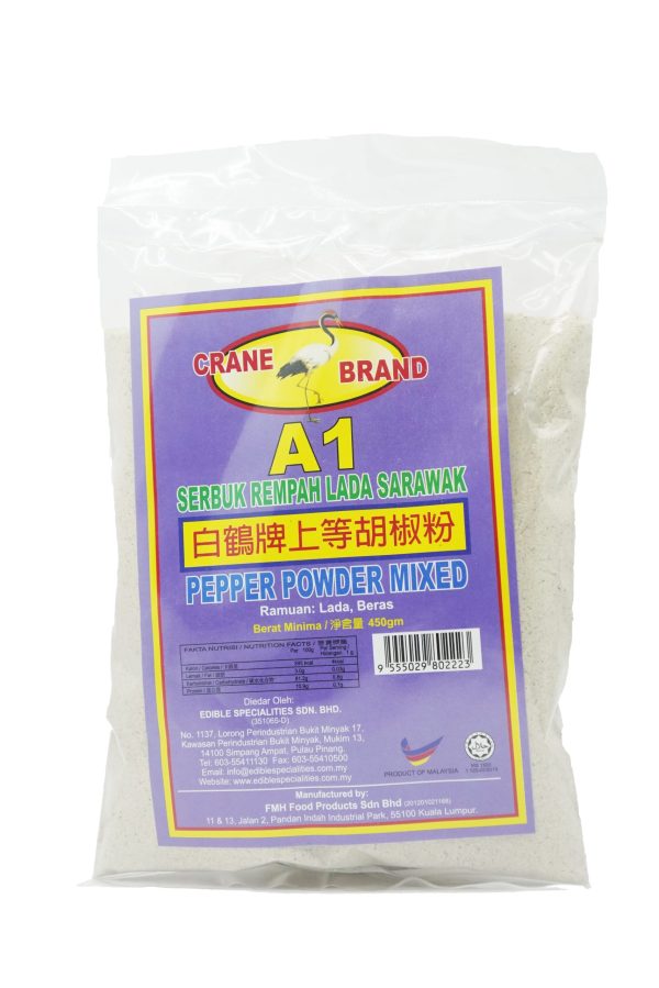 CRANE A1 PEPPER POWDER (50 X 450GM) - Edibles